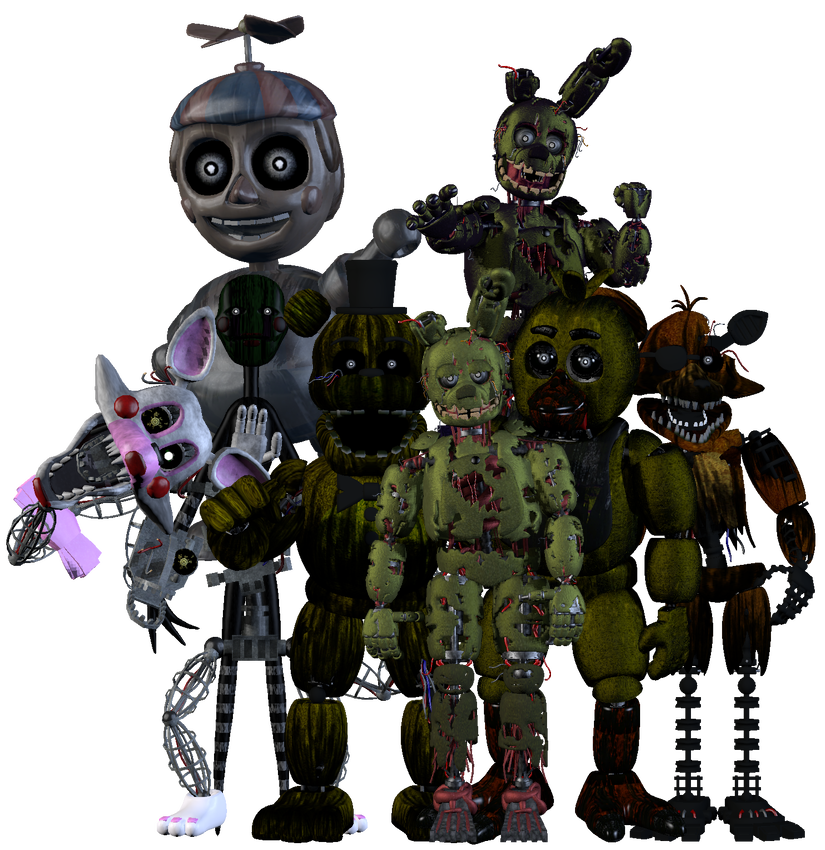 Fnaf3 And Fnaf Jojo By Jacopofredbear On Deviantart