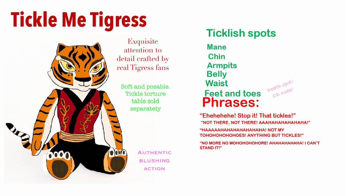 Tickle Me Tigress By Tigresslanzhu On Deviantart