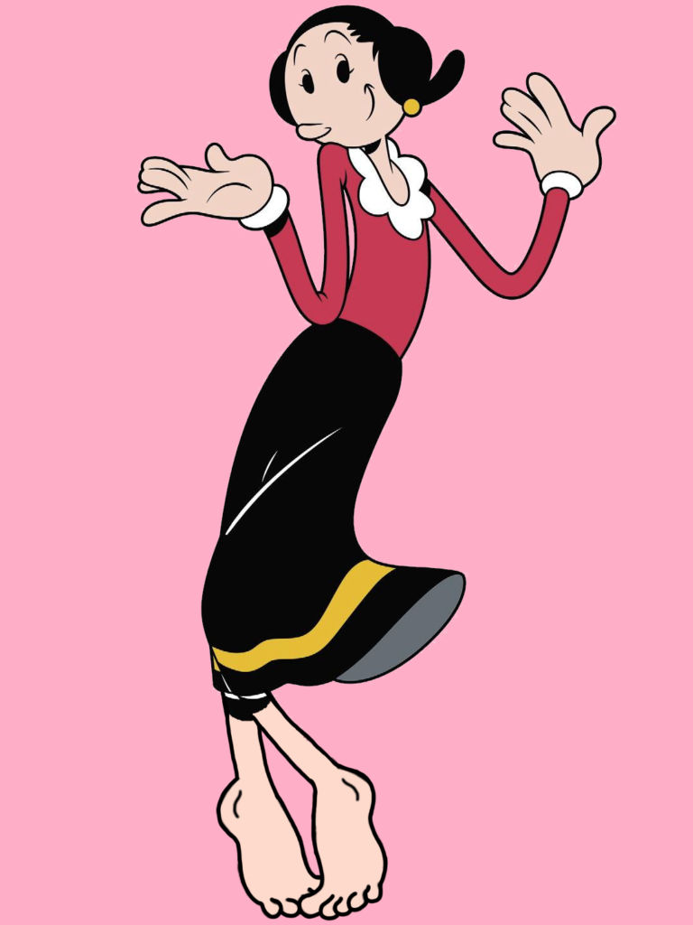 Beautiful Olive Oyl Barefoot Version By Amandathecartoonfan On Deviantart