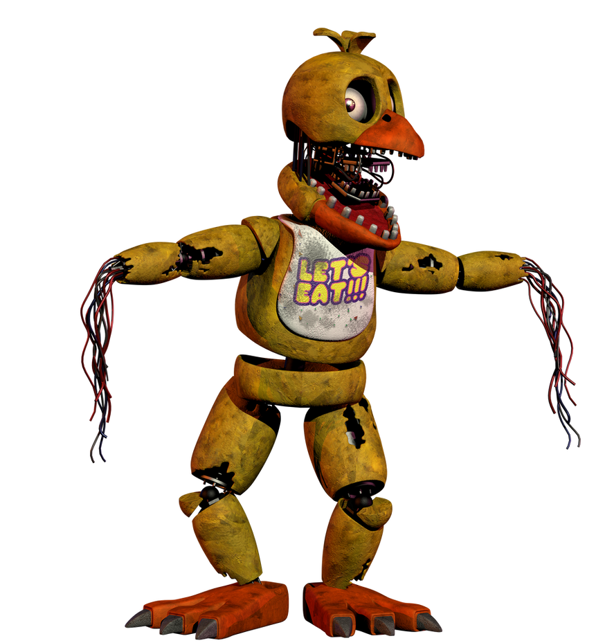 Withered Chica Pose By Bonniearttv On Deviantart