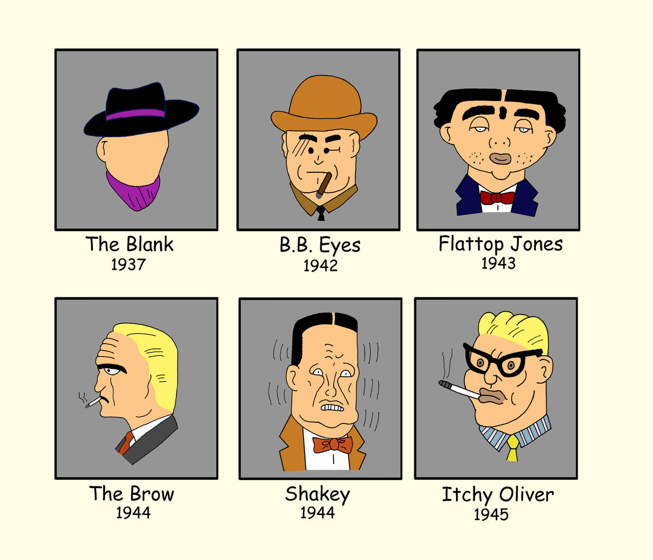 Dick Tracy Villains 2 By Cartoonist91 On Deviantart