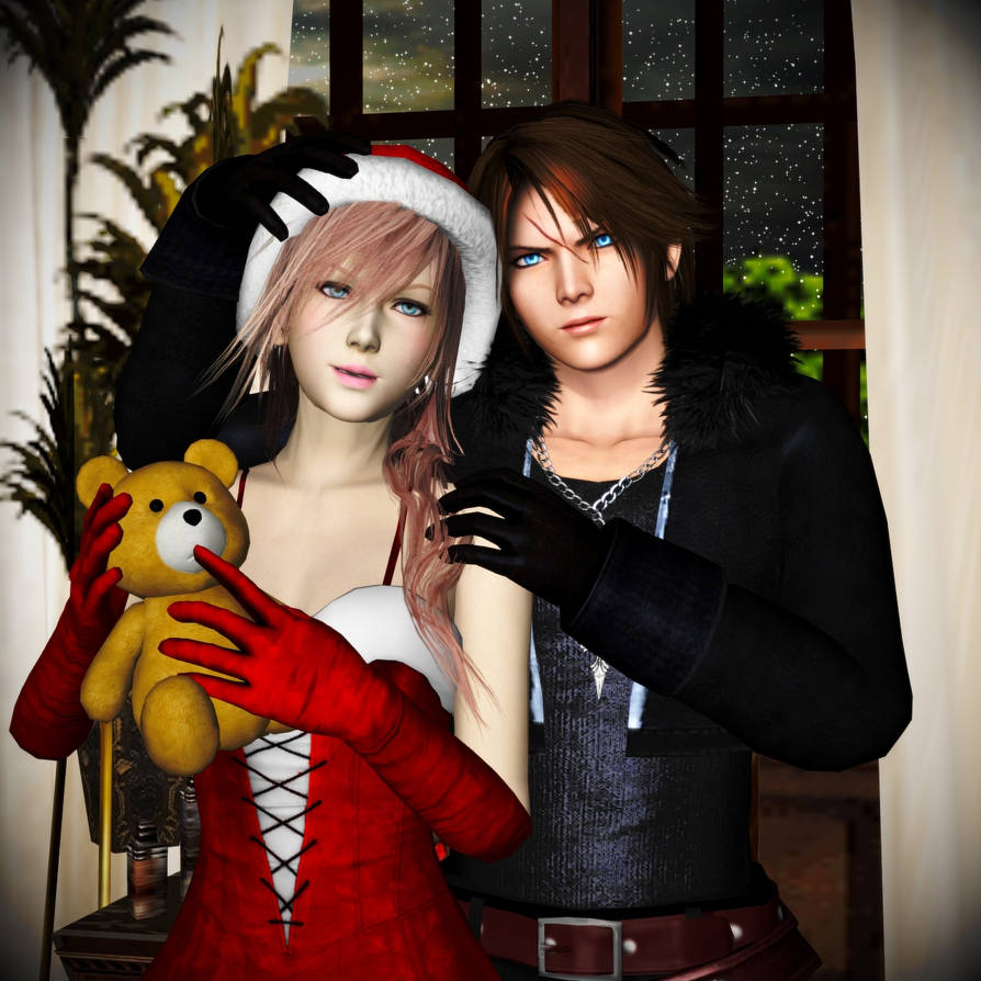 Lightning X Squall Xmas By Ryuaensland On Deviantart