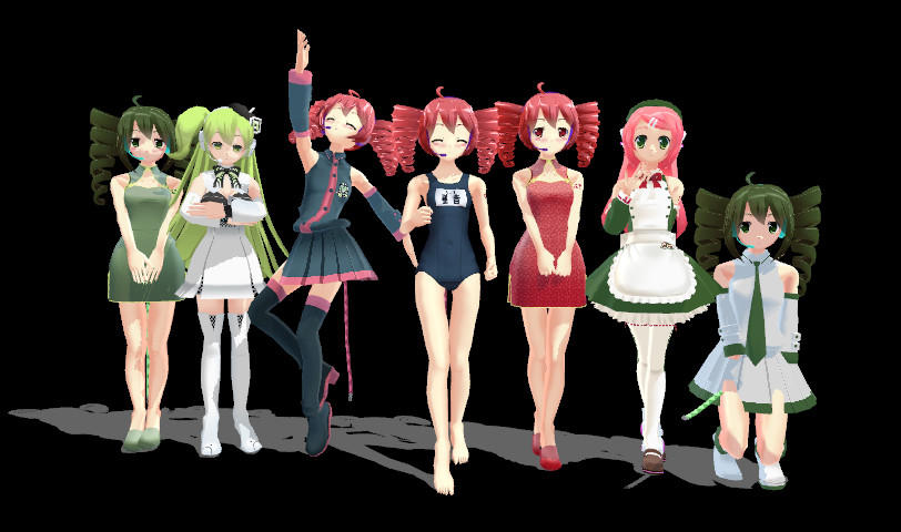 Mmd Nanami Models I Have By Nikki1214 On Deviantart