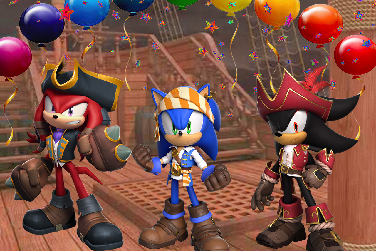 Sonic Pirate Party By Luzfredericksonfirst On Deviantart