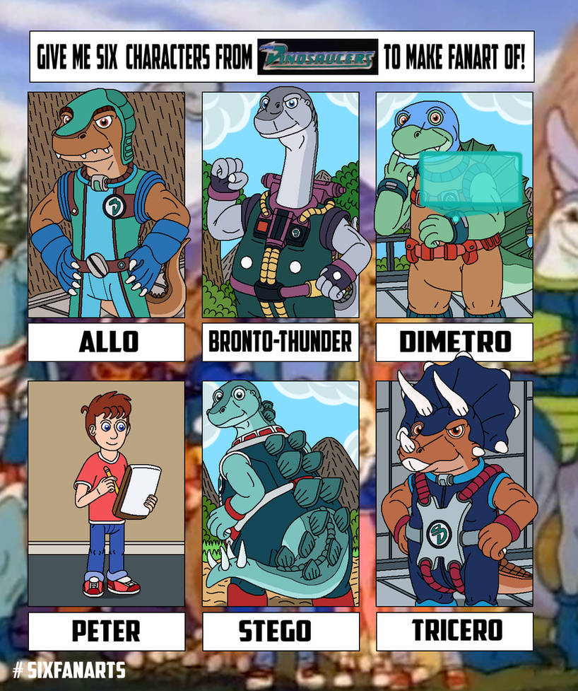 Mcsaurus Six Fanart Challenge Dinosaucers By Mcsaurus On Deviantart