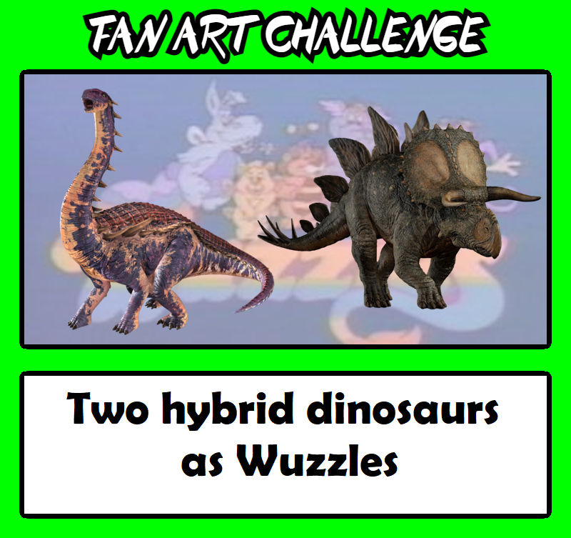 Fan Art Challenge Two Hybrids As Wuzzles By Mcsaurus On Deviantart