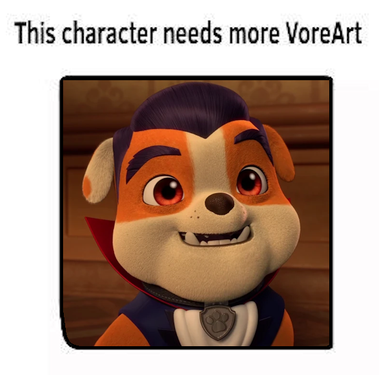 Rubble Needs More Voreart By Mcsaurus On Deviantart