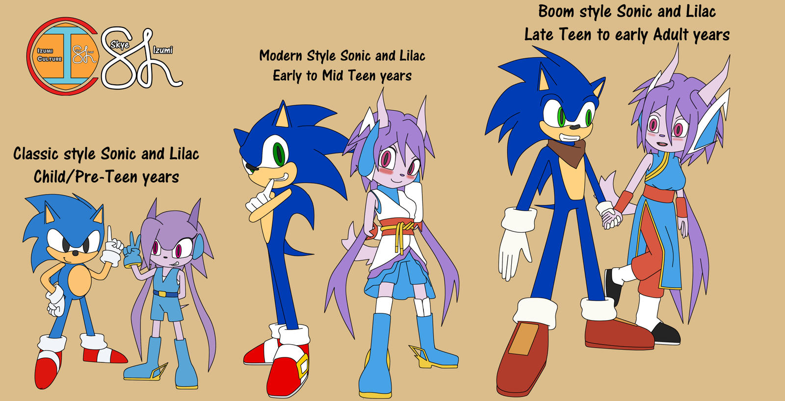 Sonic X Lilac Classic Modern And Boom By Skye Izumi On Deviantart