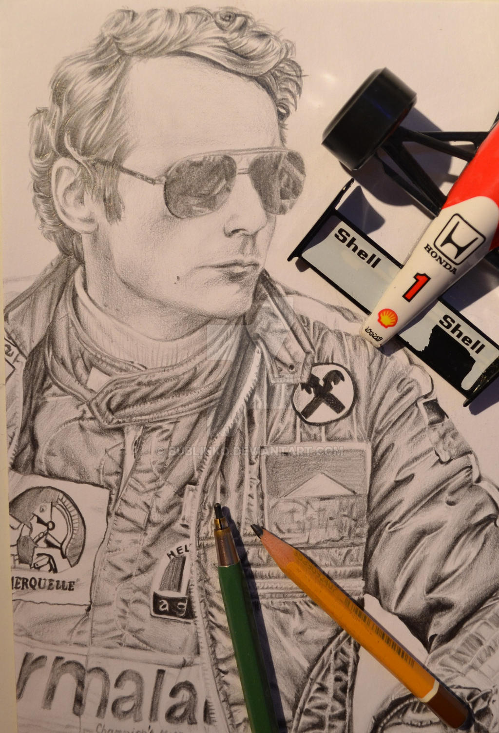 Drawing Of Niki Lauda By Bublinko On Deviantart
