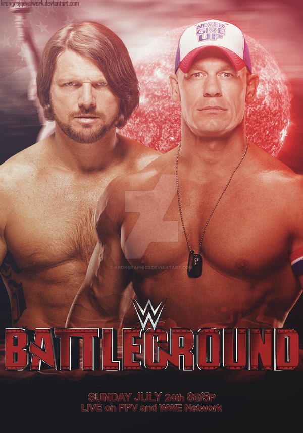 Wwe Battleground 2016 Poster 2 By Krongraphics On Deviantart