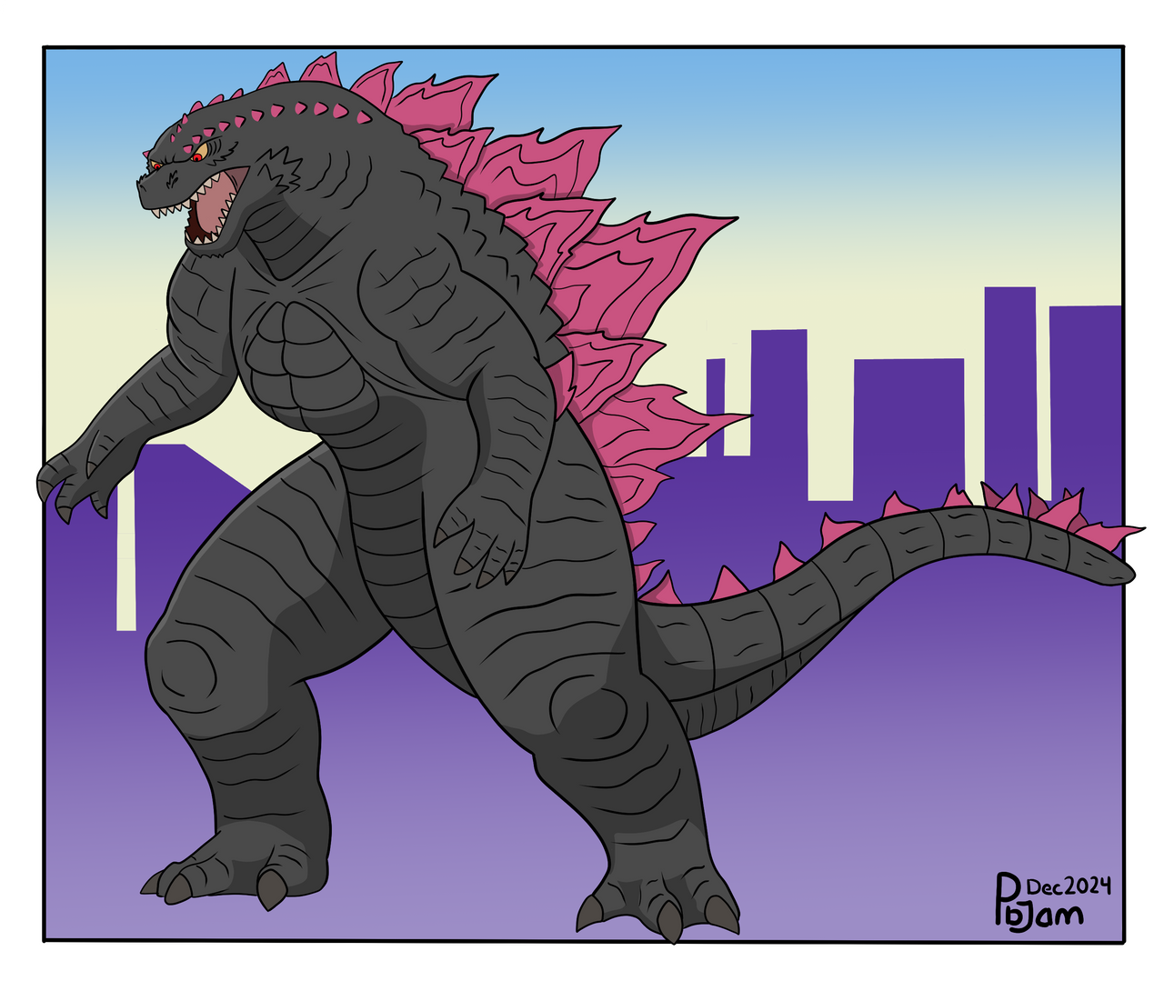 Evolved Godzilla By Pbjam On Deviantart