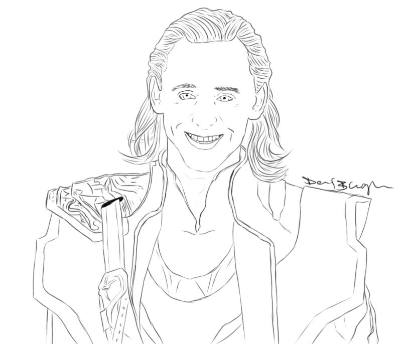 Loki Tom Hiddleston By Dennisb Art On Deviantart