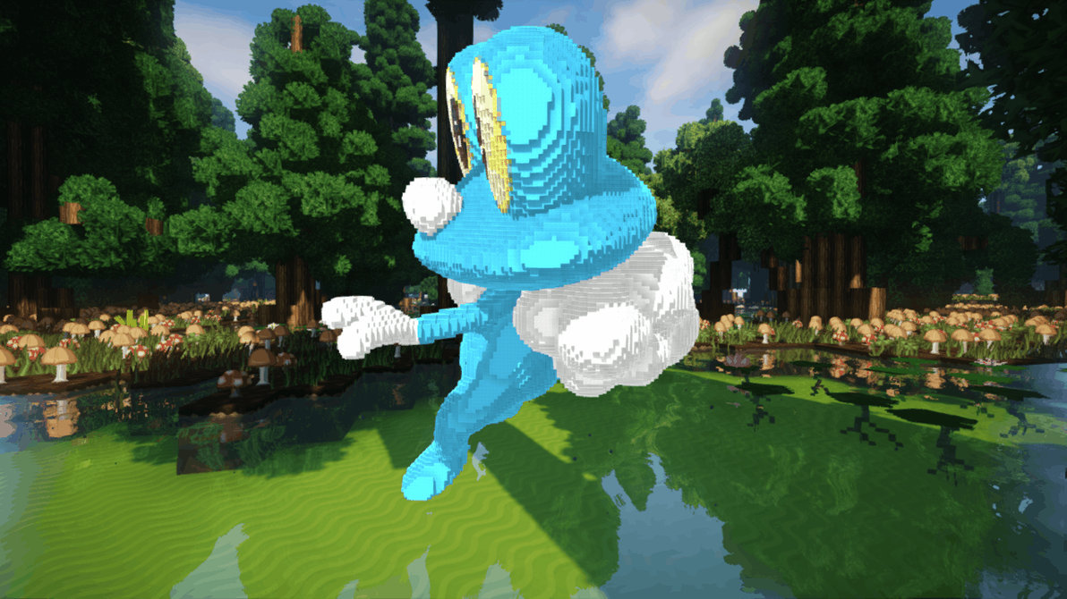 Minecraft Froakie Build Schematic By Inostupid On Deviantart