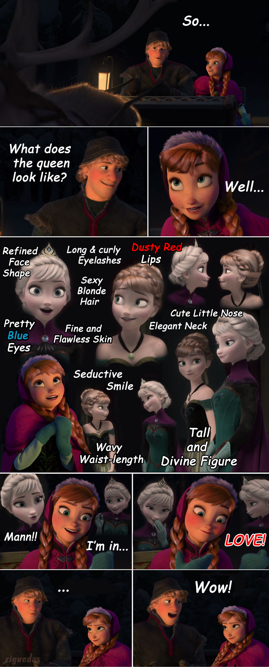 Elsanna Annas Desperate Love Crush On Elsa By Rigvedas On Deviantart