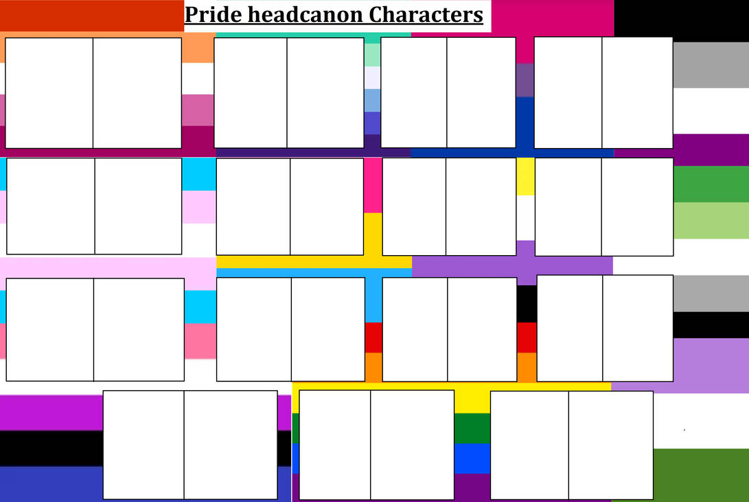Pride Headcanon Characters Meme By Drago Pantherforever On Deviantart