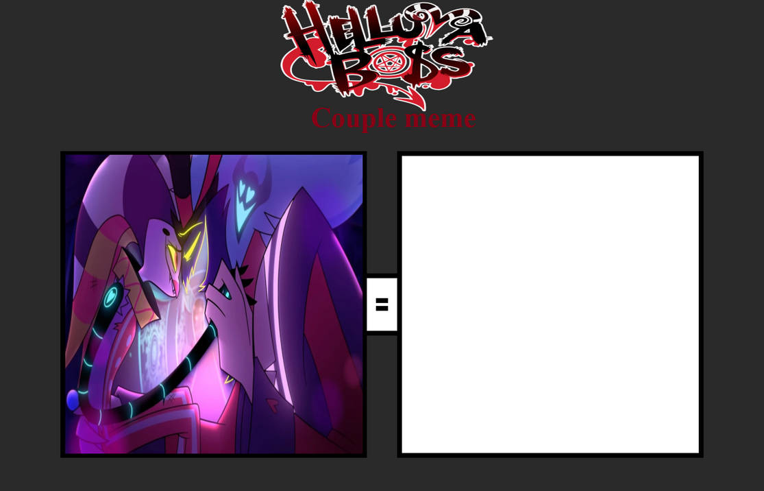 Helluva Boss 4 Couple Meme By Drago Pantherforever On Deviantart
