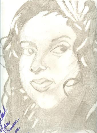 Female Singer Mya Drawing by misteesoy6979 on DeviantArt
