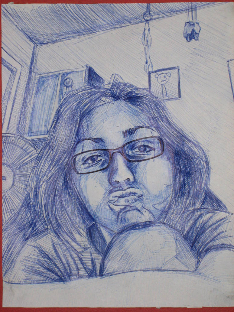 Blue Self-Doodle by Blind-Ace on DeviantArt