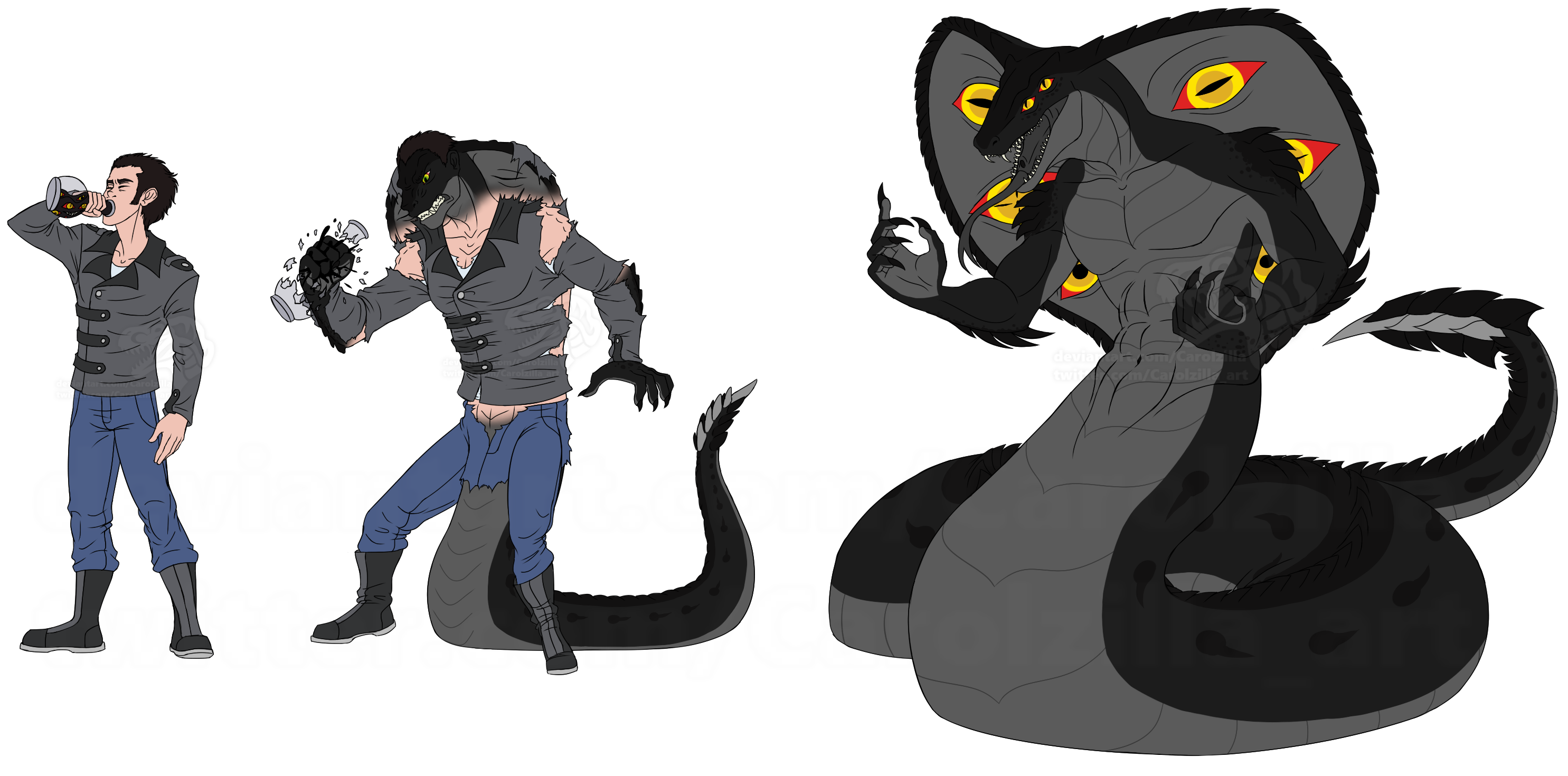 Noxious Cobra Transformation Commission By Carolzilla On Deviantart