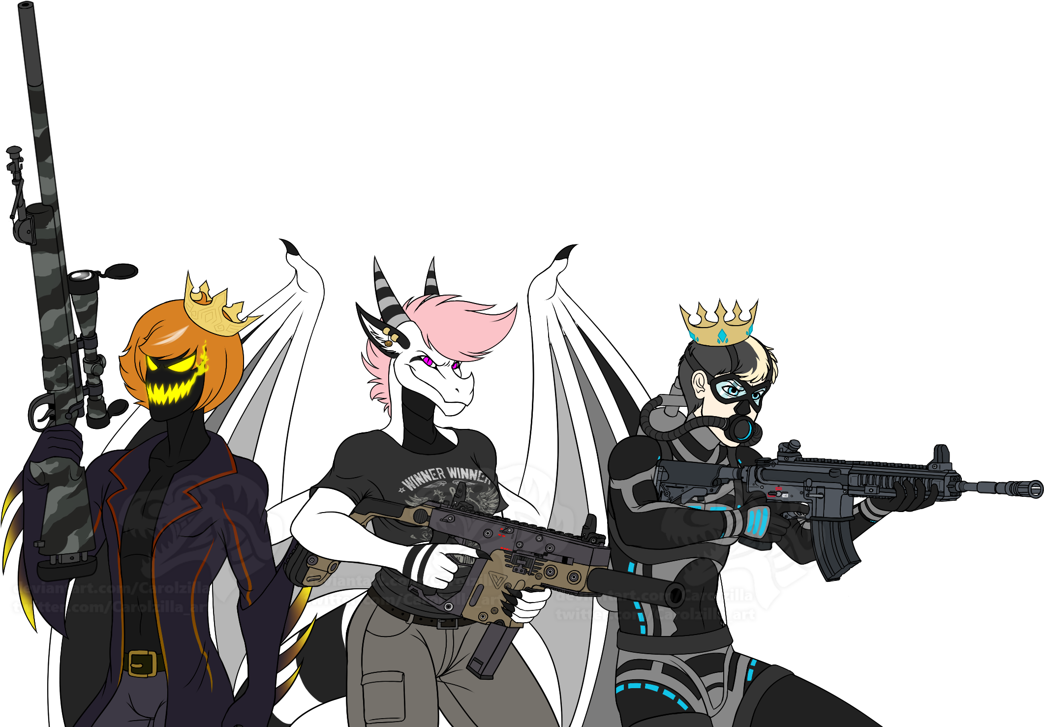 PUBG Squad Commission By Carolzilla On DeviantArt pubg-squad-commission-by-carolzilla-on-deviantart