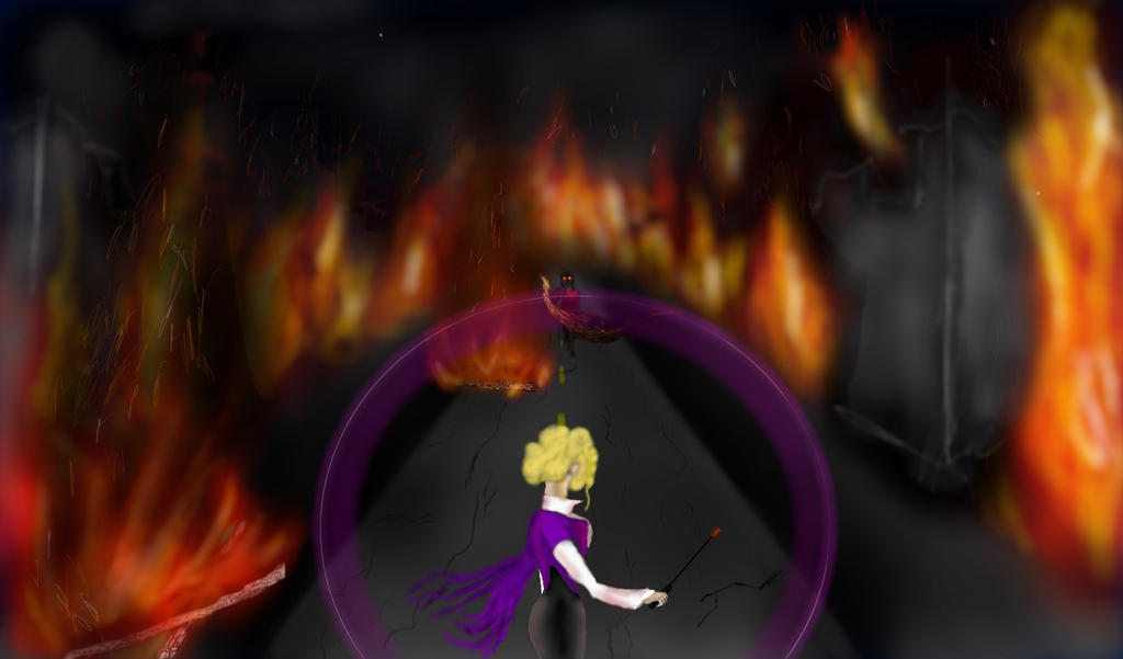 Cinder Vs Goodwitch By Unjax On Deviantart