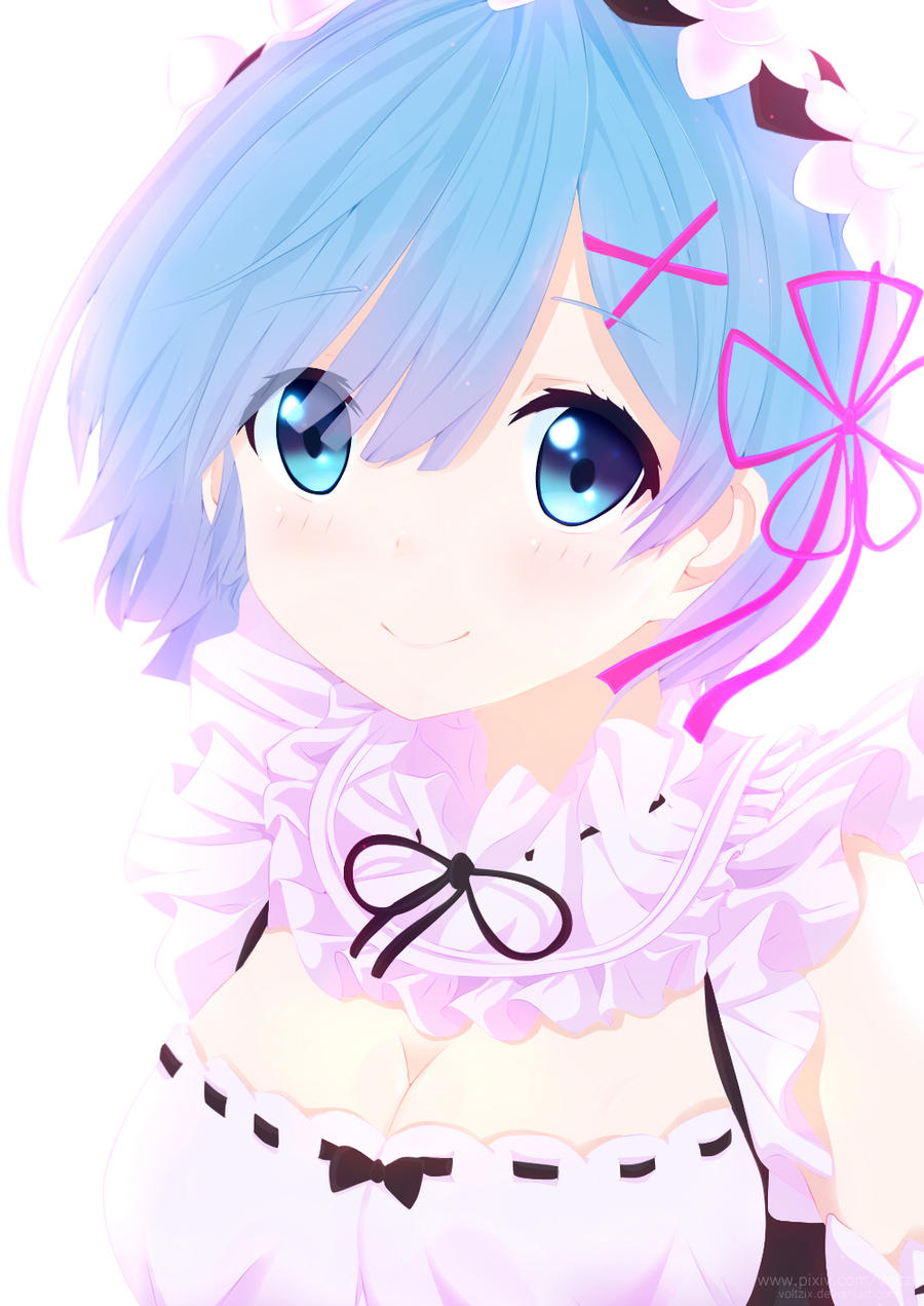 Re Zero Rem By Voltzix On Deviantart