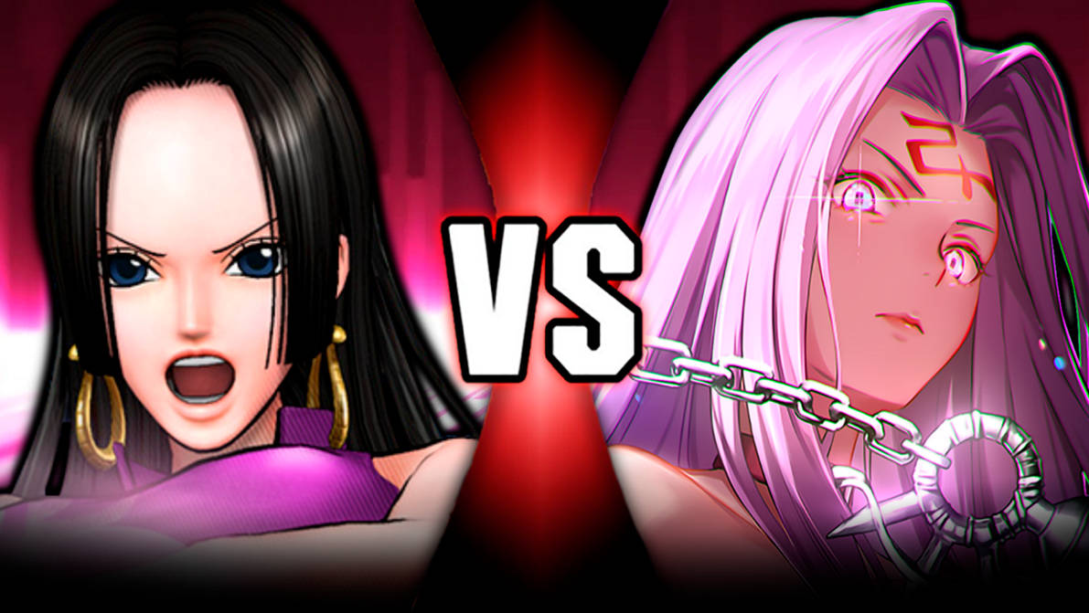 Boa Hancock Vs Rider Medusa By Randor2000 On Deviantart