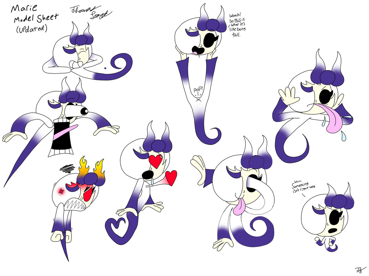 Marie Model Sheet By Starloyd424 On Deviantart