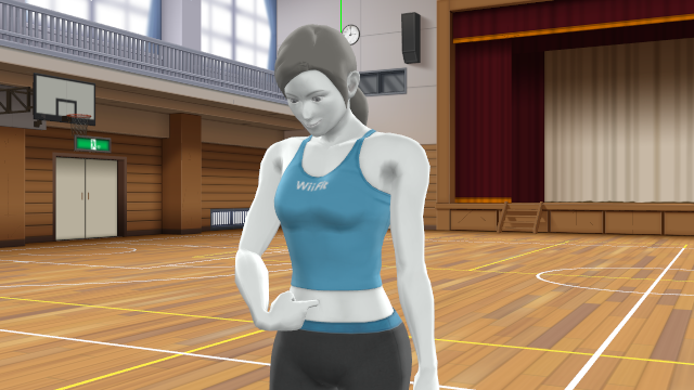 Mmd Wii Fit Trainer Pokes Her Belly Button By Fechyperson215 On Deviantart