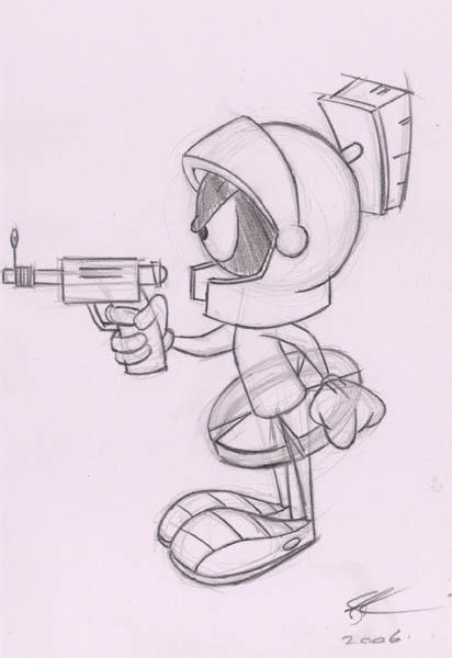 Marvin The Martian by Ultimate-Saiyan on DeviantArt