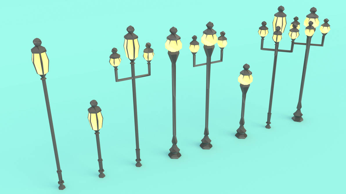 Low Poly Lamp By Dustinnb On Deviantart