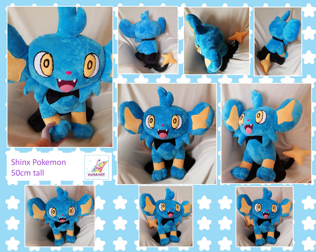 Shinx Big Handmade Plush By Kumanijistall On Deviantart