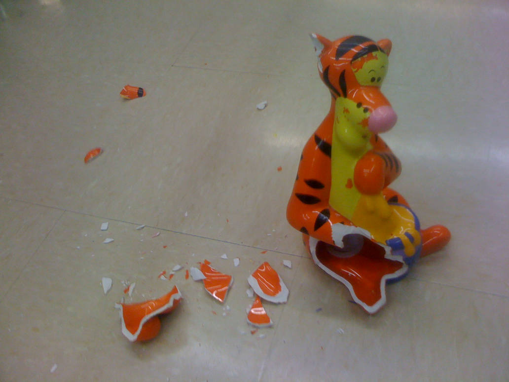 Broken Porcelain Tigger Collectible By Timon Berkowitz On Deviantart