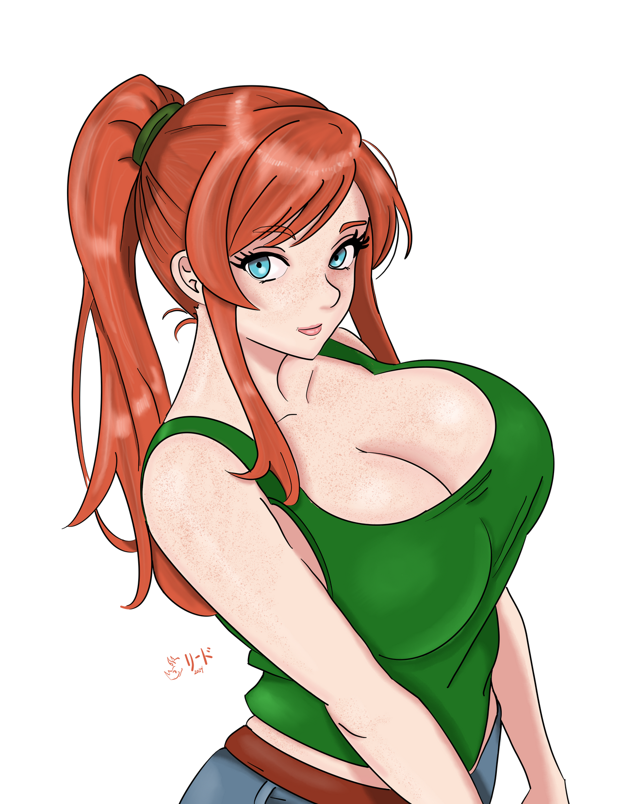 Busty Redhead By Ecchirhinoceros On Deviantart