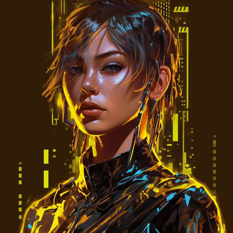 Neo Cyberpunk Netrunner By Artificialhub On Deviantart
