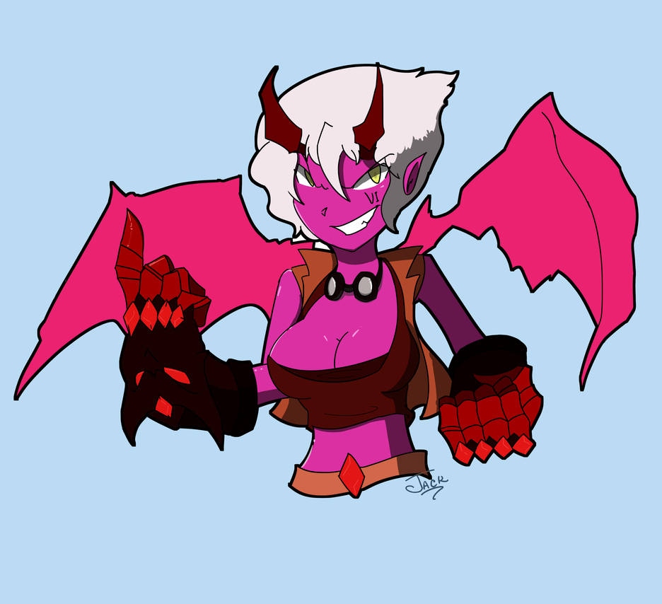 League Of Legends Demon Vi By Jack Ag On Deviantart