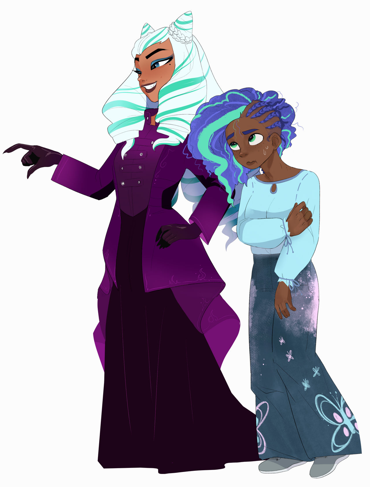 Mlp G5 Opaline And Misty As Humans By Aztrial On Deviantart