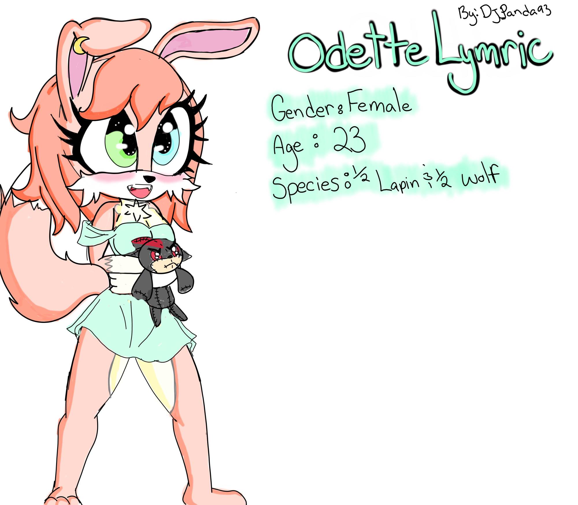 My Sonic Oc Odette Lymric By Skylandria On Deviantart