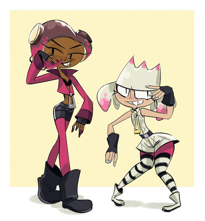 Brit And Tiff Crust In Splatoon By Masondcshg On Deviantart