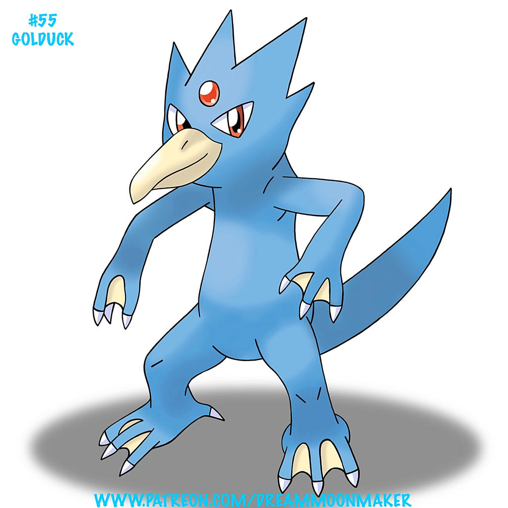 Pokedex #055 Golduck by DreamMoonMaker on DeviantArt Pokedex #055 Golduck by DreamMoonMaker on DeviantArt