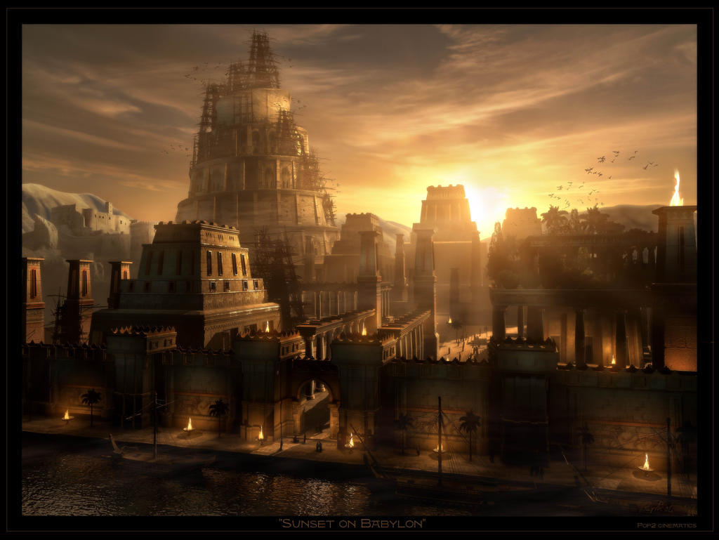 Sunset on Babylon by Raphael-Lacoste on DeviantArt