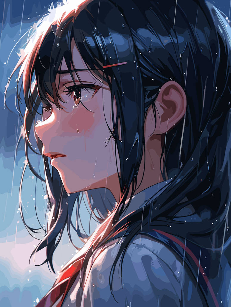 Crying Anime Girl Beautiful Art By Nico2713 On Deviantart