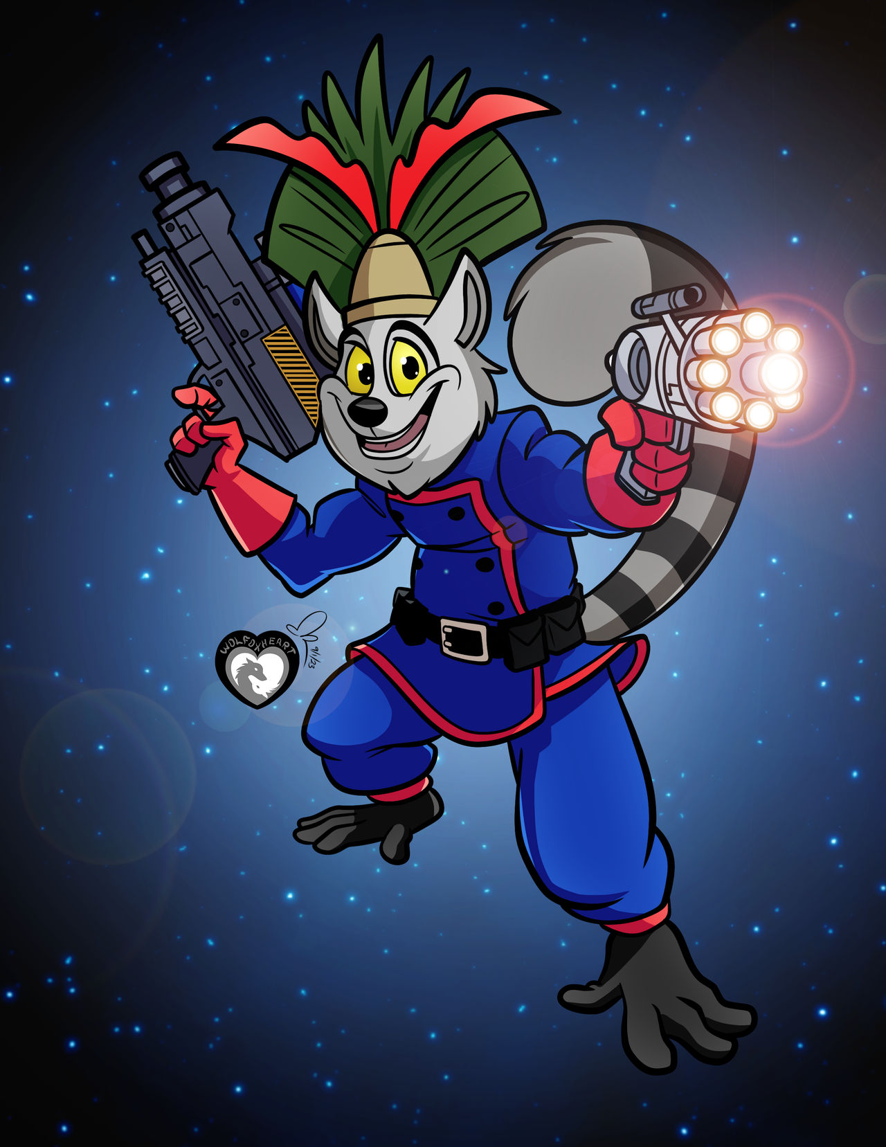 Commission Rocket King Julian By Retrouniverseart On Deviantart