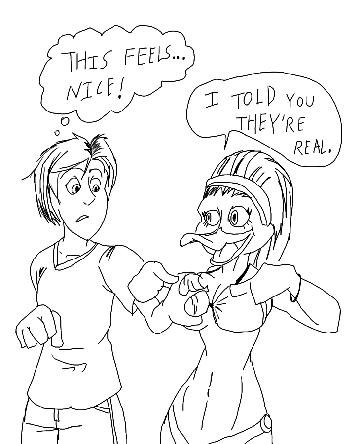 Duck Tits Woo Hoo By Crackedrenamon On Deviantart