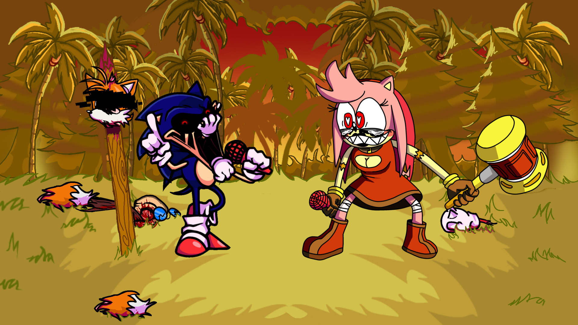 Sonicexe Vs Dreamy Amy By Fnffan1467 On Deviantart