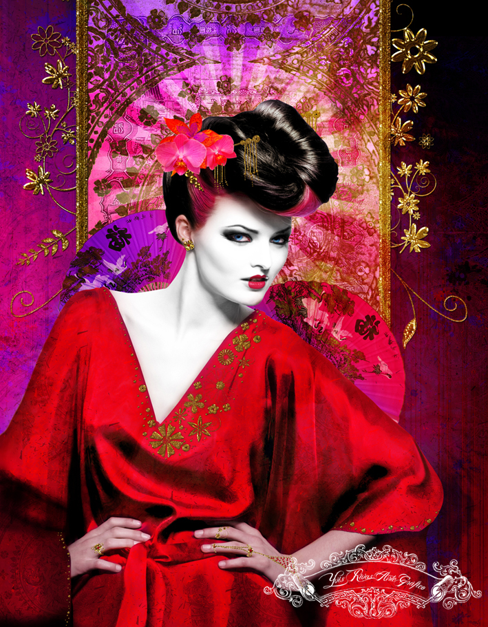 Retro Geisha By Yrartegrafico On Deviantart