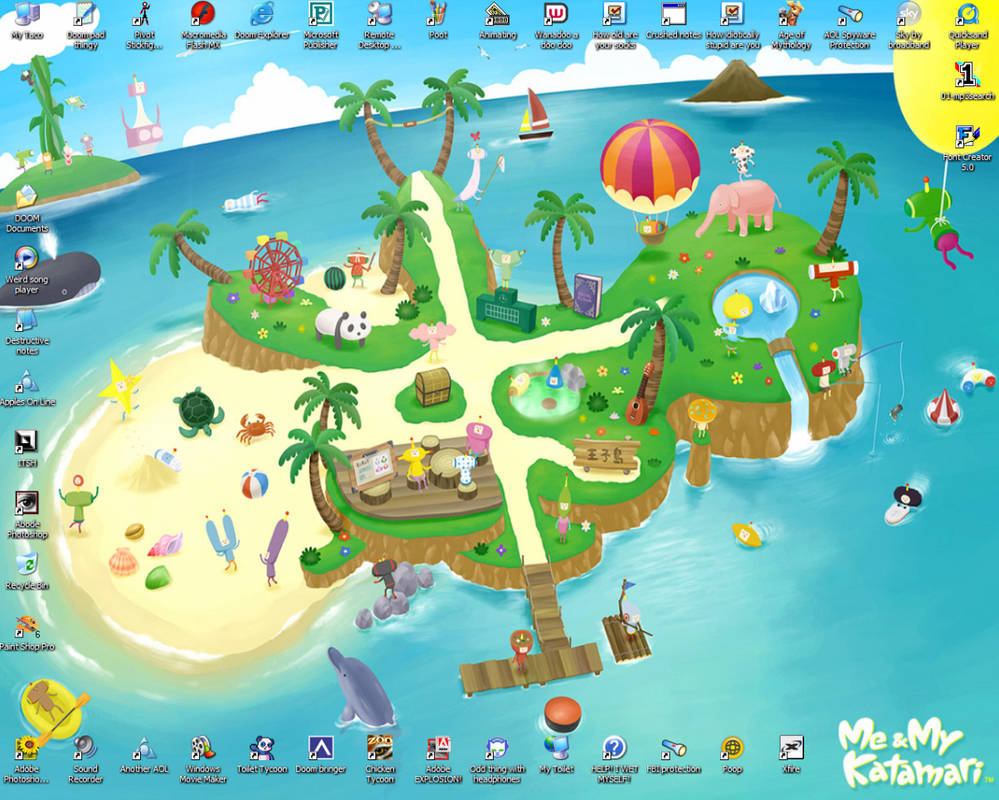 Katamari Desktop by Chloemew4ever on DeviantArt