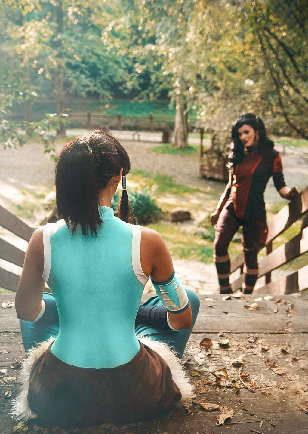 Korra Asami By Kamiko Zero On Deviantart