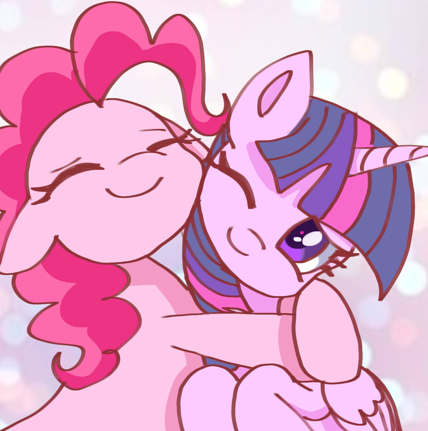 Twilight And Pinkie Icon By Jaanhavi On Deviantart