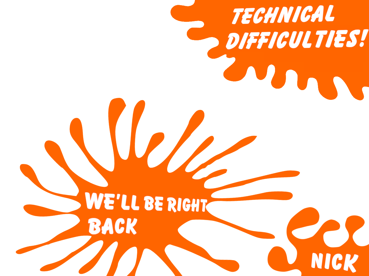 Nick Technical Difficulties Screen 2004 2006 By Minimaldeathcount On Deviantart